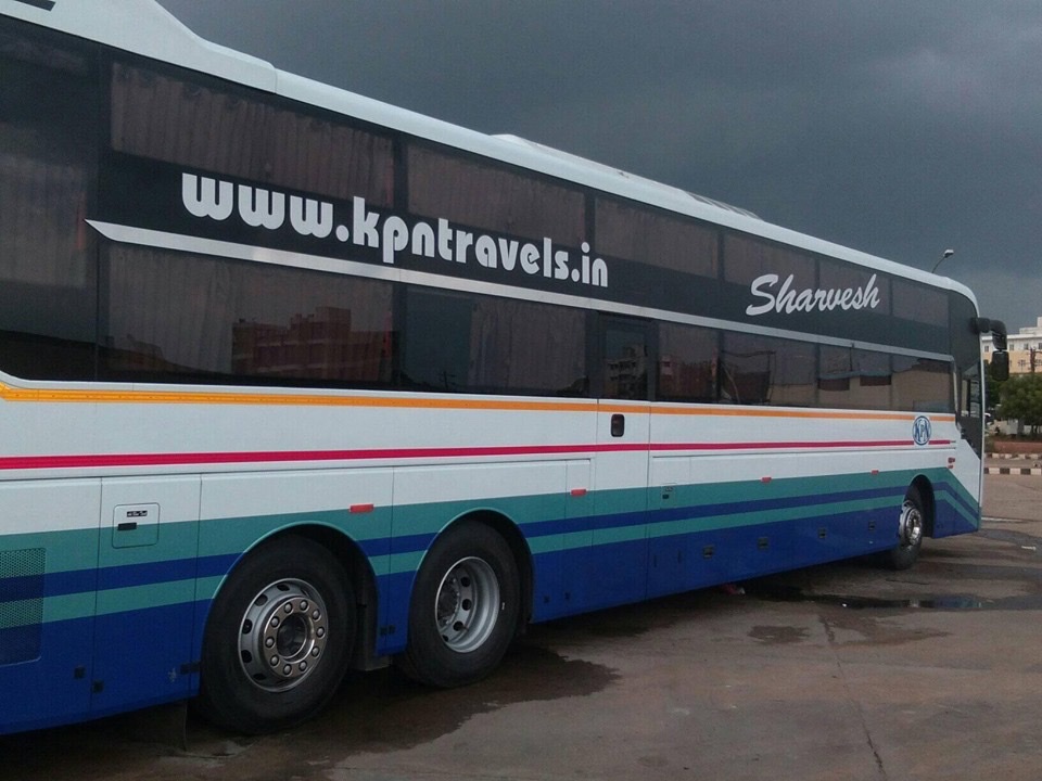 KPN Travels Coimbatore Hyderabad with Volvo B11R Premium AC Sleeper ...